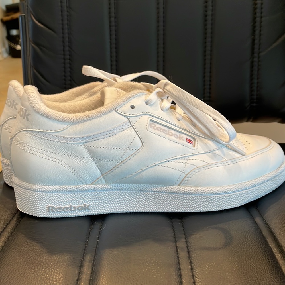 Reebok Classic White Leather Sneakers - Gem